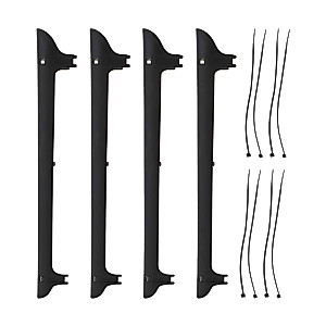 VOSAREA 4 Sets Bicycle Chain Guard Chainstay Protector Bike Chain Sticker Bike Chain Guard Sticker Cycling Equipment Sticker for Kids Bike Chain Guards Child Supplies Mountain Bike Plastic