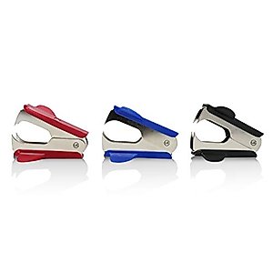 Staple Remover 3 Pack Staple Puller Pinch Jaw Style Staple Remover Tool, Stapler Removers