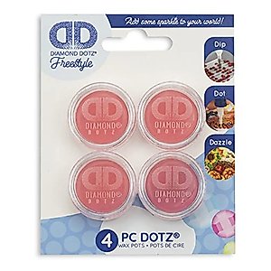 Diamond Dotz Freestyle Wax Pots 4pc