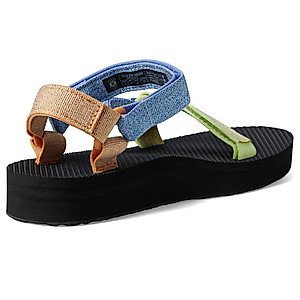 Teva Women's Midform Universal Sandal, Metallic Lilac Multi, 5