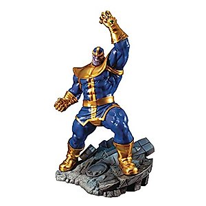 Kotobukiya Marvel Universe Avengers Series: Thanos Artfx+ Statue, Multicolor, Model:KTMK251