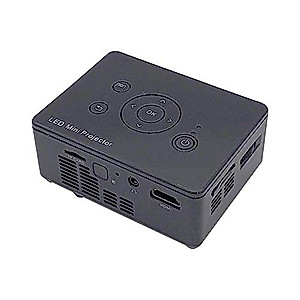 DROOS Mini Projector Bluetooth 4.0 Dual WiFi DLP Projector 854x480 3000 Lumens LED Projector Mini Home Theater Portable Projector (projectors)