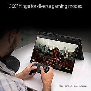 ASUS Chromebook Vibe C55 Flip, Cloud Gaming Laptop, 15.6" Full HD 144 Hz Touch Display, Intel Core i5-1135G7 Processor, 256GB SSD, 16GB RAM, ChromeOS, Mineral Gray, CX5501FEA-DH566T