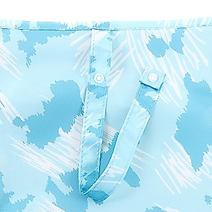 Diaper Changing Pad, Baby Changing Mat Waterproof Easy Cleaning Soft for Outdoor for Car (Water Blue Graffiti)