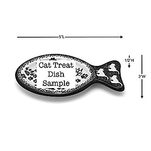 Polish Pottery Tea Bag Holder - Fish - Boo Boo Kitty