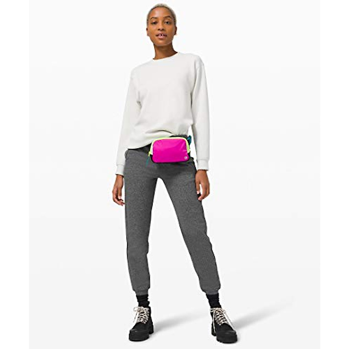 Lululemon Everywhere Belt Bag 1L (Highlight Purple/Vapor/Intense Teal)