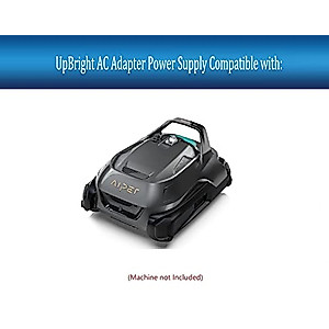 UpBright 12.6V 2-Prong AC/DC Adapter Compatible with Aiper Seagull Plus ZT3002 60W Cordless Robotic Pool Cleaner 10.8V 7800mAh Lithium Ion Battery 12.6VDC 3.5A DC12.6V Power Supply Cord Cable Charger