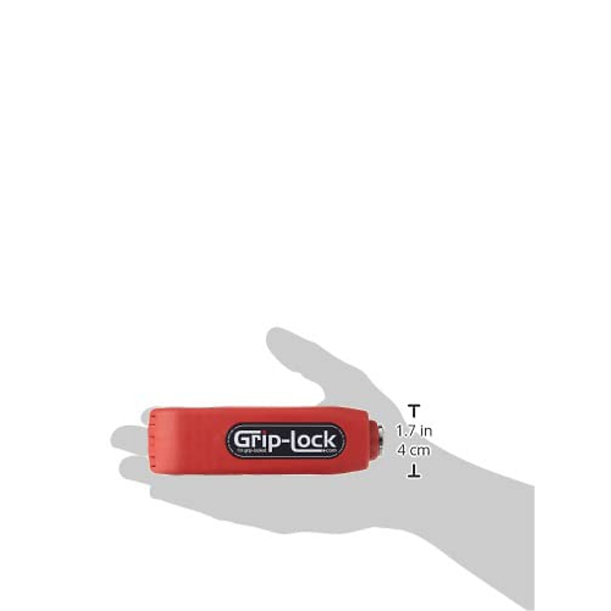 Grip-Lock GLRed Red Motorcycle and Scooter Handlebar Security Lock