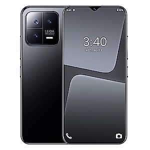 ExAchat M13 Pro 5G Unlocked Smartphone, Android 13 Phone 6GB+256GB 64MP 7.3" Large Screen 7300mAh Dual SIM Cell Phone 5G Fingerprint/Face ID