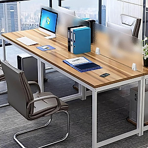 Frosted Translucent Acrylic Desk Divider Privacy Panel for Office Students, 30 40 cm Tall Table Partition Screen with Desktop Mounting Clamp, Canteen Sneeze Guard ( Color : Frosted , Size : 60x50cm/23