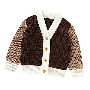 Newborn Baby Knit Cardigans Ear Hooded Sweaters Newborn Knitwear Buttons Long Sleeves Coat Outwear Knit Tops Outfits