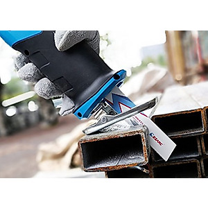 EZARC Reciprocating Saw Blade Bi-Metal Cobalt Sabre Saw Blades for Heavy Metal Cutting 6-Inch 14TPI R626PM+ (5-Pack)