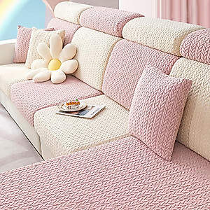 Sofa Hero Covers for Couch, Soothing Home Sofa Covers, Magic Sofa Covers, Stretch Washable Non Slip Sectional Sofa Cushion Slipcovers for Furniture Living Room (Seat covers Regular S,Style-B)