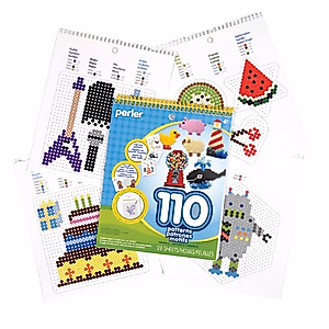 Perler Beads Patterns and Craft Idea Book, 28 pgs