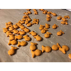 Mini Tiny Fish Cookie Cutter, Goldfish Cracker Multi x5 (2 Pack) - Fun, Baking, Dough, and Fondant Cutter For Kids, Baked Fish-Shaped Maker