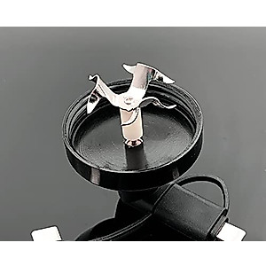 storchenbeck Electric USB Portbale Pocket Metal Alloy Grinder Herb Tabacco Crusher Cracker (Black)