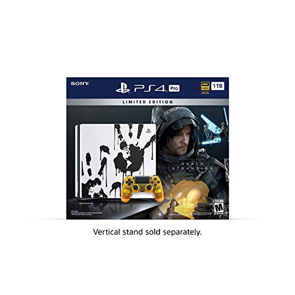 PlayStation 4 Pro 1TB Limited Edition Console - Death Stranding Bundle