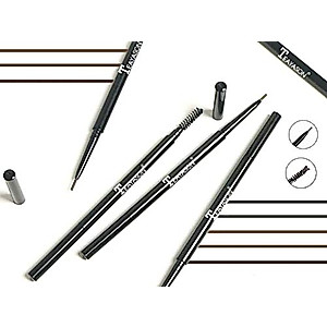 1.5mm ultra-fine eyebrow pencil automatic rotation eyebrow pencil,durable, sweat-proof and not easy to take off make-up, five colors available(01#Black)