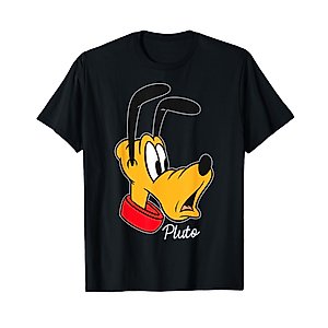 Disney Mickey And Friends Pluto Big Face T-Shirt