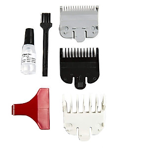 WAHL Professional Series Senior Clipper #8545 – Great for Professional Stylists and Barbers – V9000 Electromagnetic Motor –Silver -Aluminum Metal Bottom housing with Bonus Oil and Neck Duster