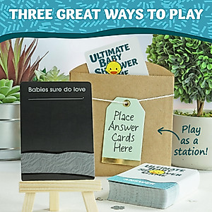 Ultimate Baby Shower Game - Unique, Hilarious, & A Little Bit Spicy - Fun for Baby Boy or Girl, Gender Reveal Party Game, Guest Book Alternative, and Sprinkle Ideas by Fink & Fink Games