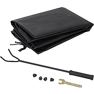 Outdoor Heating Fire Pits Fireplaces 26 Inch Patio Lawn Garden Cooling Stove Burning Backyard BBQ Barbecue Airflow Family Friend Camping Picnic Bowl Lid Container Stay Keep Warm Home Weather Night