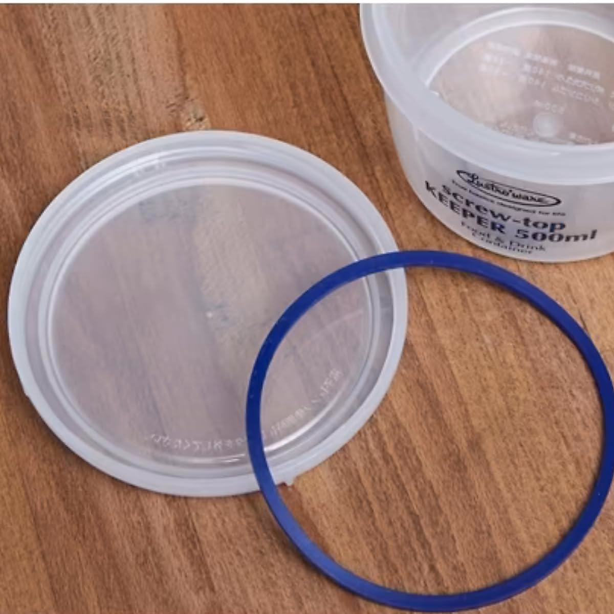 (Set of 3) Lustroware Airtight Nestable Food Container Set with Lid, Kitchen Home Reusable Meal Prep Storage, Canister with Calibration, Dishwasher & Microwave Safe (8.5, 17, 25 oz)