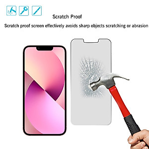 Ailun 2Pack Privacy Screen Protector for iPhone 13 [6.1 inch] + 2 Pack Camera Lens Protector, Anti Spy Private Tempered Glass Film,[9H Hardness] - HD [4 Pack]