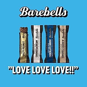 Barebells Protein Bars Variety Pack - 12 Count, 1.9oz Bars - Protein Snacks with 20g of High Protein - Chocolate Protein Bar with 1g of Total Sugars - Perfect on The Go Protein Snack & Breakfast Bars
