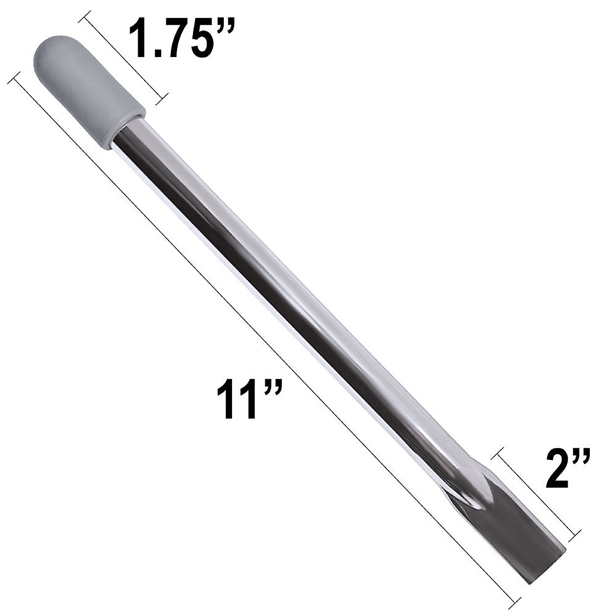 Rehabilitation Advantage 9 Inch Wheelchair Brake Handle Extensions – Pair, 9 Inch Long (Pack of 2)