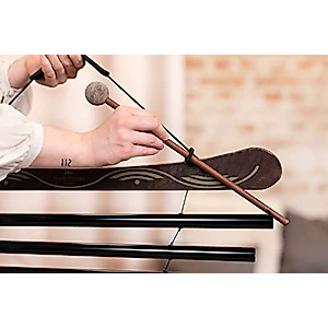 Meinl Sonic Energy Meditation Flow Chimes for Relaxing Sound Healing with Mallet and Bag, Black (MFC10EMIBK)