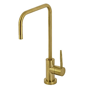 Kingston Brass KS6197NYL New York Single-Handle Cold Water Filtration Faucet, Brushed Brass