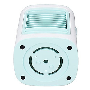 Air Cooler, Lightweight Portable Evaporative Air Cooler, Rechargeable Removable Air Conditioners with 3 Gear Speed Adjustable for Bedroom, Office, Car, Camping, Desk, Living Room