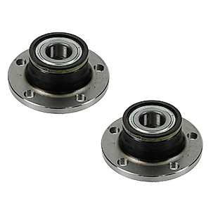 TRQ Rear Wheel Hub & Bearing Left LH & Right RH Pair for Audi TT Passat Jetta VW