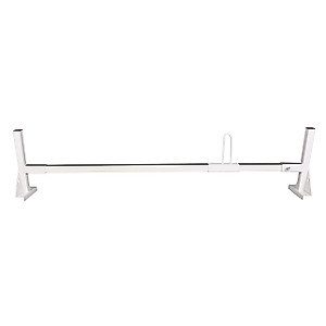 JMTAAT 68"-75" Adjustable 700 LBS Van Roof Mount Ladder Rack Compatible with Chevy Express Ford GMC Savana Steel(2 Bars)