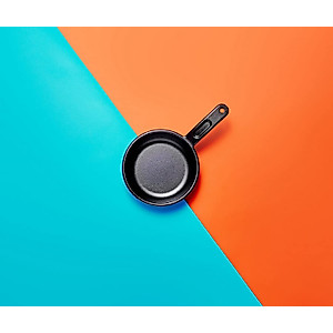 Lodge BOLD 8 Inch Seasoned Cast Iron Skillet, Design-Forward Cookware,Black