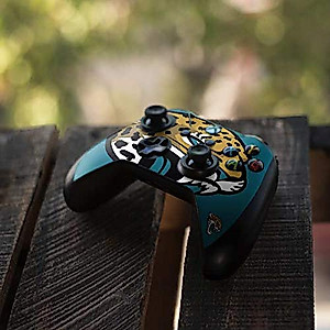 Skinit Decal Gaming Skin compatible with Xbox One S Controller - Officially Licensed NFL Jacksonville Jaguars Large Logo Design