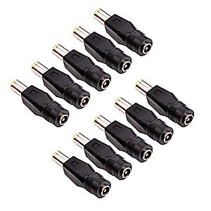 iGreely DC 8mm Male to DC 5.5mm x 2.1mm Female Connectors Adapter for Portable Backup Power Station Rechargeable Battery Pack Solar Generators 10Pack