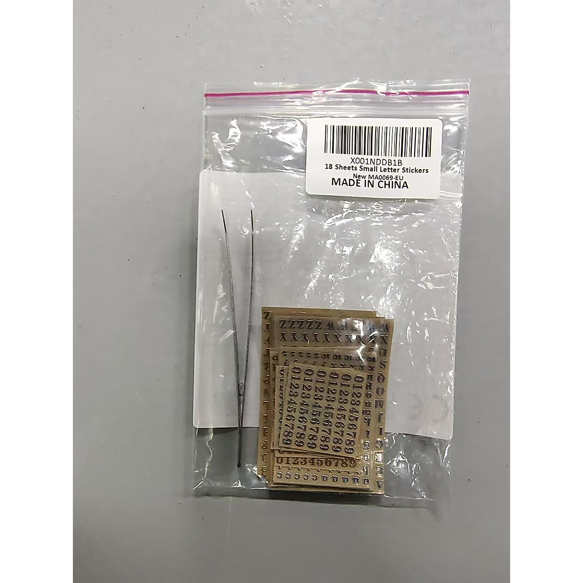 18 Sheets Small Letter Stickers for Resin,Mini Gold/Silver Letter Stickers Metallic Alphabet Number Stickers for Nail Art Epoxy Resin Crafts,Glitter Self Adhesive DIY Scrapbook Stickers with Tweezers