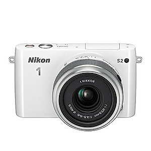 Nikon 1 S2 Digital Camera with 1 NIKKOR 11-27.5mm f/3.5-5.6 Lens (White)