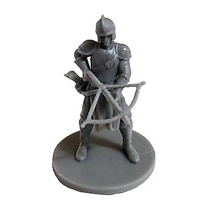 DRUNK'N DRAGON DND Guards Minis 25 Fantasy Miniatures for Tabletop/Dungeons and Dragons Roleplaying Games - Bulk Minis Unpainted- Figures Starter Set