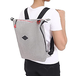 Sherpani Delanie, Women's Convertible Backpack Crossbody, Backpack Purse - Fits 14" Laptop Compatible, Removable Crossbody Strap, Lightweight (Stone)