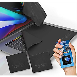 CLEAN SCREEN WIZARD WizPadCover 16” Prevent Imprints Marks onto 16” MacBooks Pro and Computer Laptop, 2 Pack Cloths16” Screen /Keyboard Cover and Cleaning