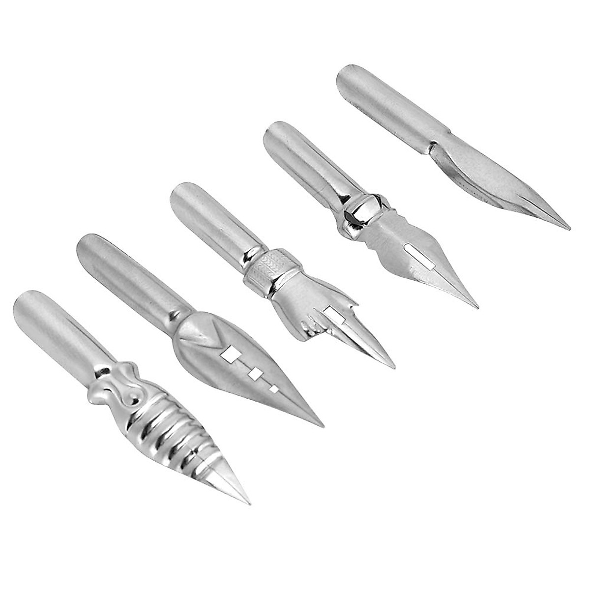 Ciglow European Retro Pen Gift Box Set,Calligraphy Dip Quill Pen Sealed Set with 5 Nibs Empty Ink Bottle Writing Pen,Suitable for Christmas,Valentine'S Day and Other Holiday Gifts