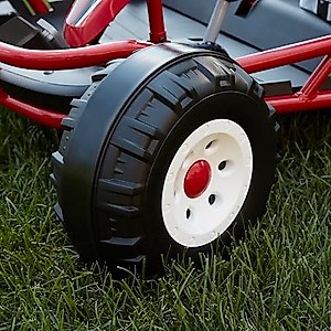 Radio Flyer Ultimate 24 Volt Electric Go-Kart for Kids Ages 3-8, 2-Seater, Red