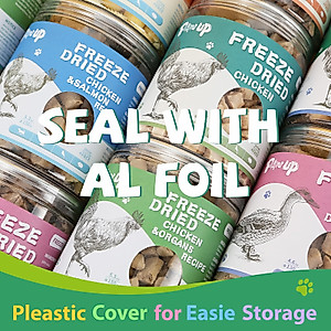 PAWUP Freeze Dried Chicken Liver Pet Treats, High Protein Freeze-Dried Pet Food for Dogs, Cats, Fresh Ingredient Snacks, 4.6 oz, Rawhide Free&Grain Free