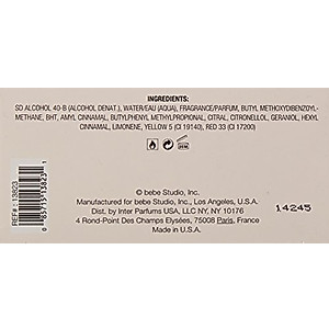 Bebe Sheer Eau De Parfum Spray for Women, 3.4 Ounce