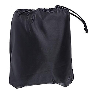 SNOEMWU Recliner Cover Chair,Durable Wear-Resistant Outdoor Garden Courtyard Waterproof Dustproof Recliner Lounge Chair Protective Cover Black 208x76x79cm Outdoor Chair Cover