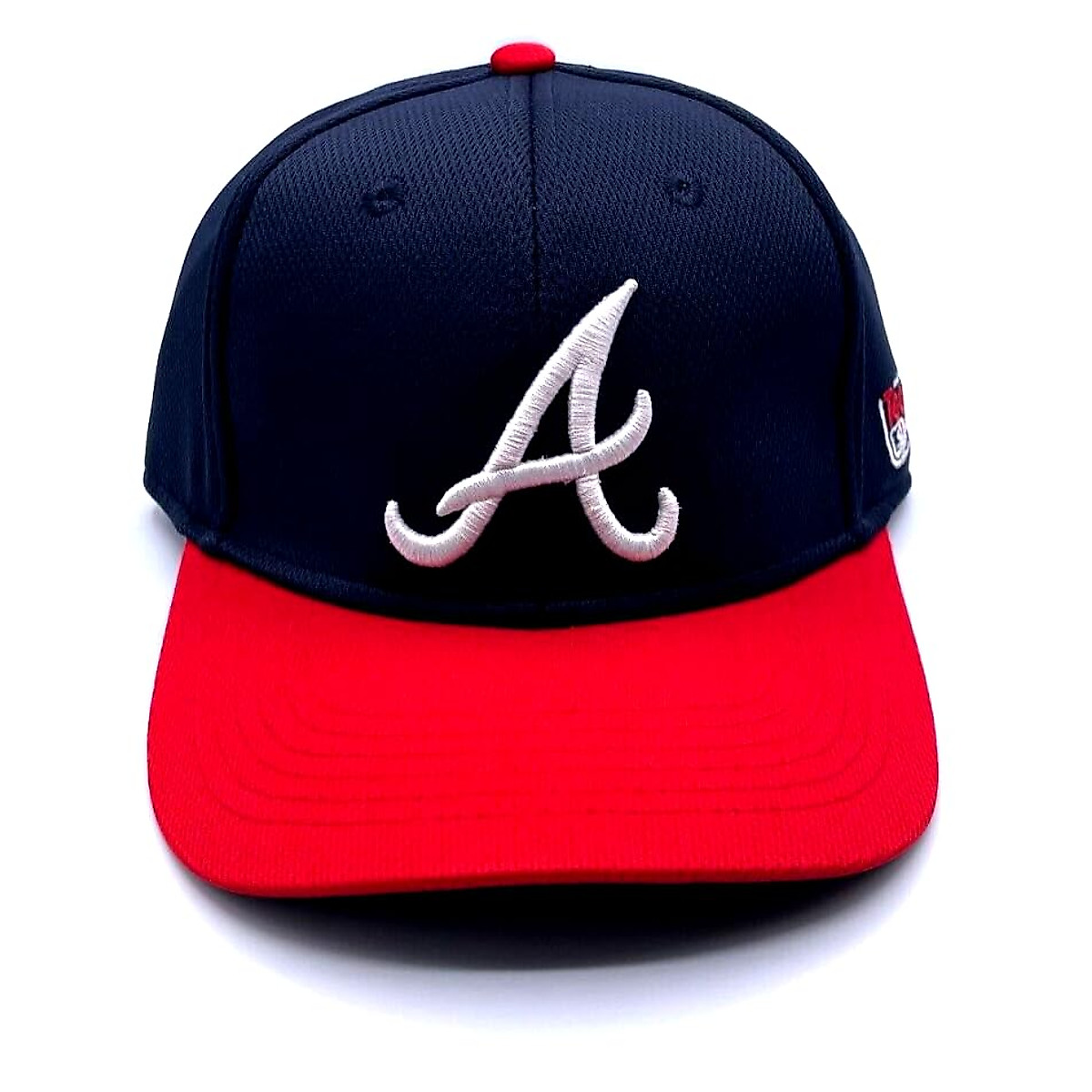Officially Licensed Atlanta Baseball Youth Kids Hat Classic Edition Embroidered Team Logo Adjustable Cap (Red/Navy)
