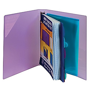 C-Line Mini Binder Starter Kit, Includes Binder, Index Dividers, Filler Paper and Binder Pockets, Colors May Vary, 1 Each (30100)